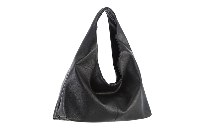 Zwarte Hobo Tas Haren met Slouchy Look | I'm Dutch