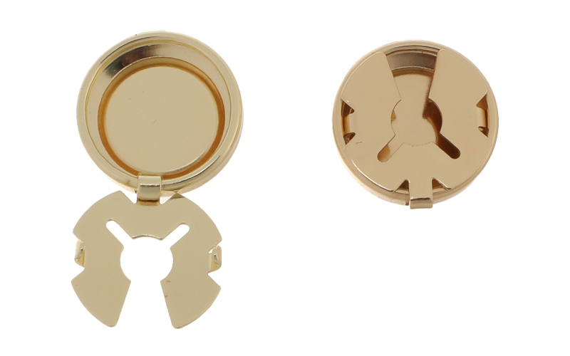 Rose gold knopen clips Nicolet | I'm Dutch